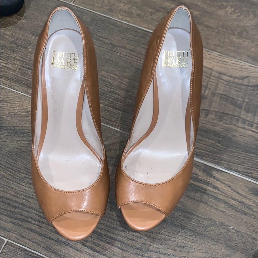 Truth Or Dare Nude Wedges 7.5 - Gem